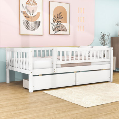 Lark Manor Ormond Daybed with Dual Drawers and Slats - ShopStyle