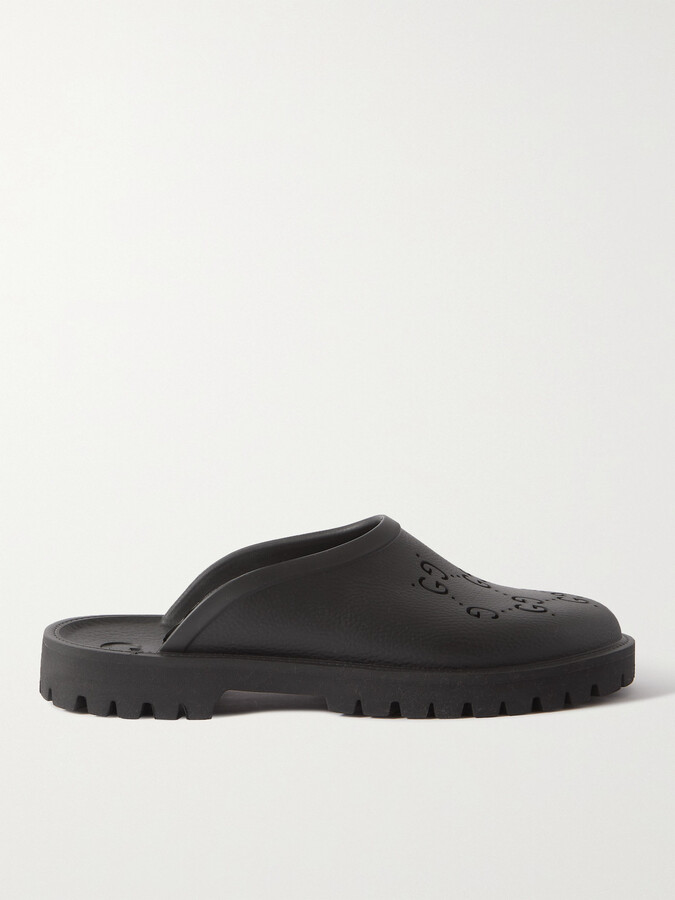 Gucci Elea Logo-Perforated Rubber Clogs - ShopStyle Sandals & Slides