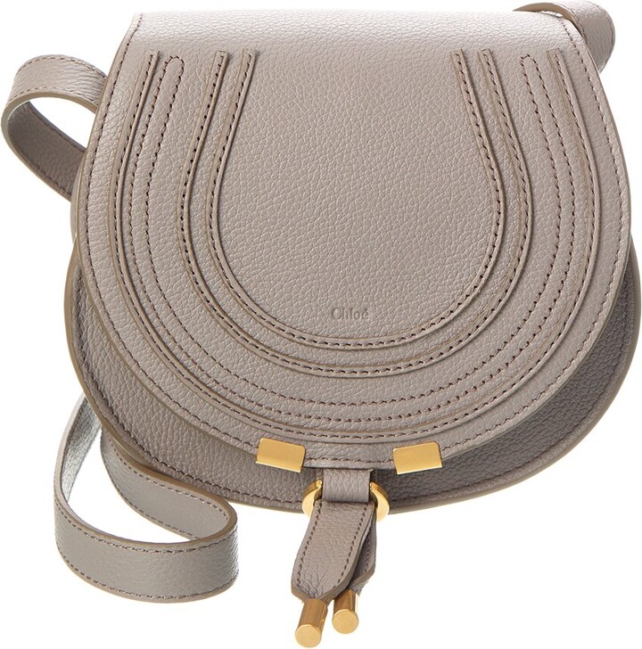 Chloé Marcie Small Leather Saddle Bag - ShopStyle