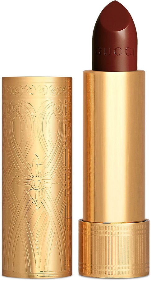 Gucci 507 Ivy Dark Red, Rouge a Levres Satin Lipstick - ShopStyle