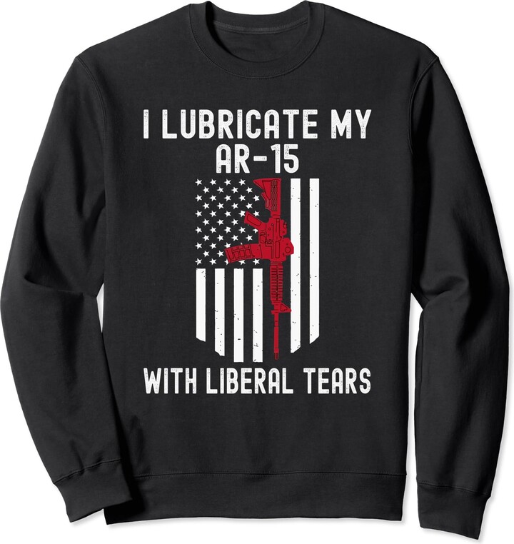 Funny Gun Lover Humor Saying - DressedForDuty I Lubricate My Ar-15 With ...