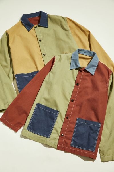 Urban Renewal Vintage Remade Colorblock Jacket - ShopStyle