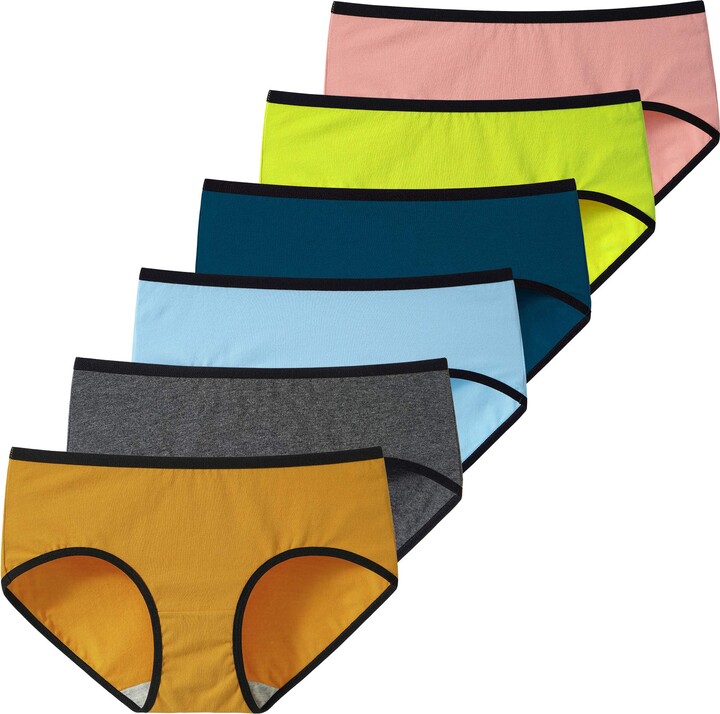 INNERSY Womens Knickers Multipack Girls Hipster Panties Cotton ...