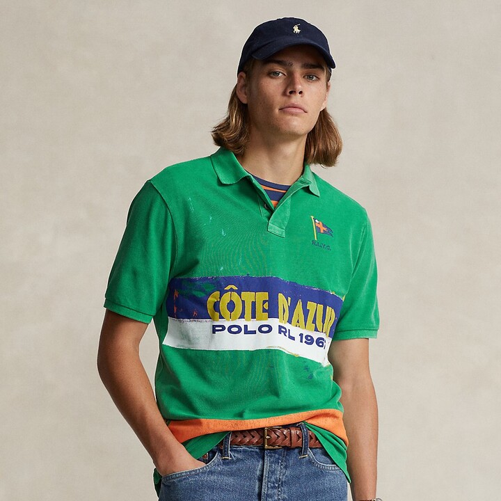Ralph Lauren Classic Fit Mesh Graphic Polo Shirt - ShopStyle