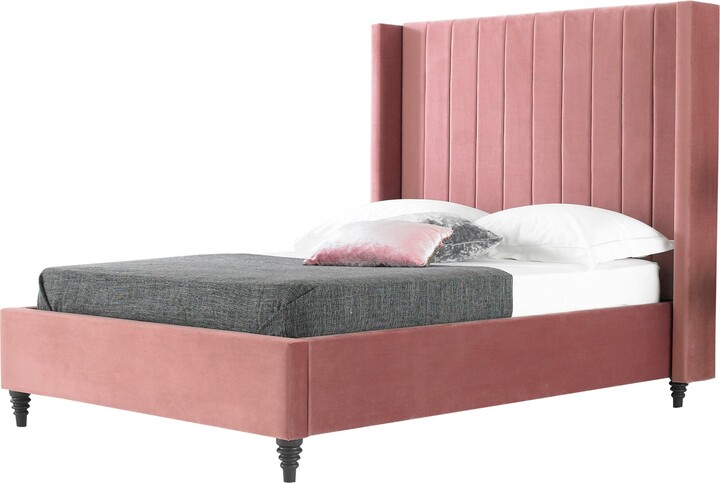 Dunelm Turin Contemporary Blush Bed Frame Pink Blush - ShopStyle