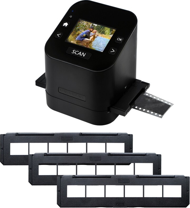 Magnasonic All-In-One 22MP Film & Slide Scanner with 35mm Negative Film ...