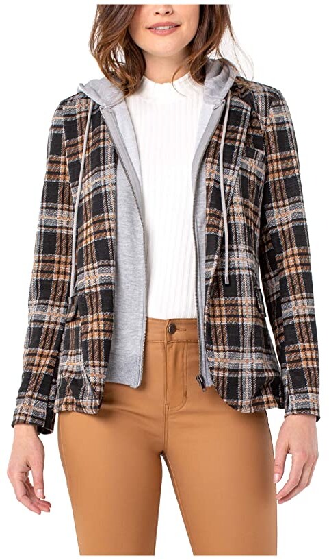 Liverpool Boyfriend Blazer with Removable Hoodie - ShopStyle