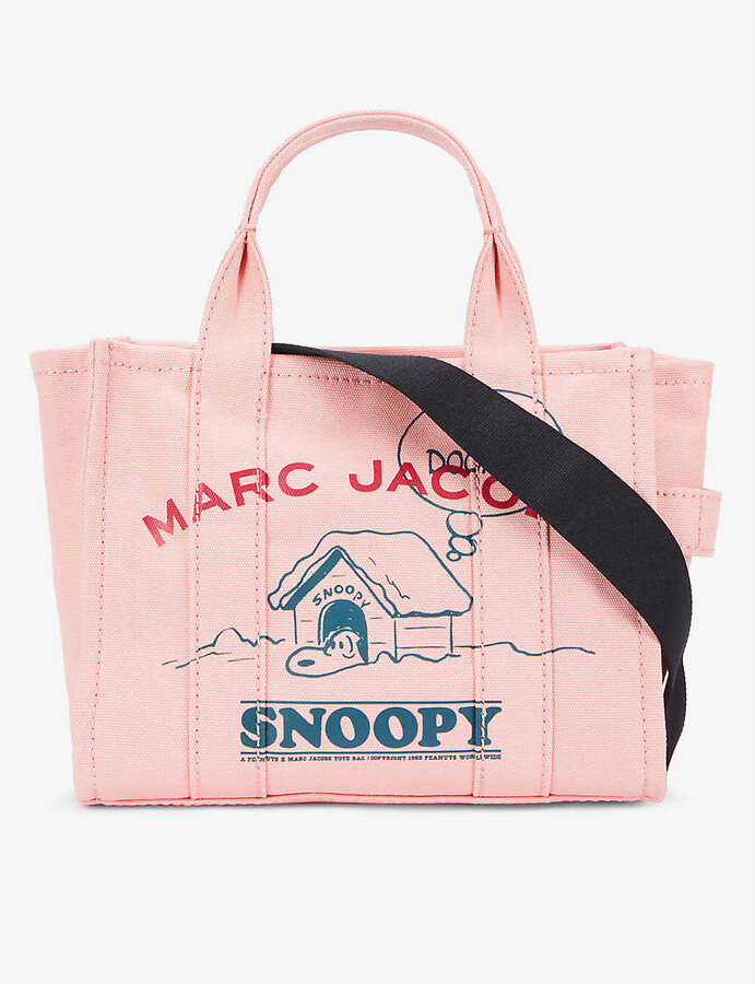 Marc Jacobs x Peanuts Snoopy-print cotton-canvas tote bag - ShopStyle