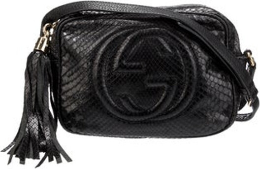 Gucci Small Python Soho Disco Crossbody Bag - ShopStyle