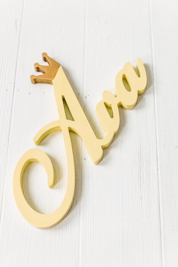 Etsy Wooden Baby Name Sign, Personalized Nursery Décor, Plate, First ...