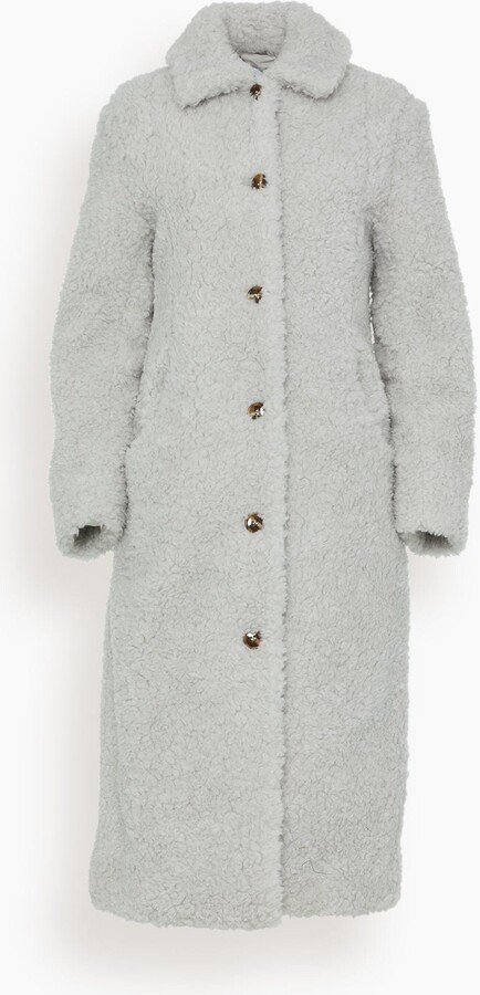 Samsoe & Samsoe Eloise Coat in Oyster Mushroom - ShopStyle