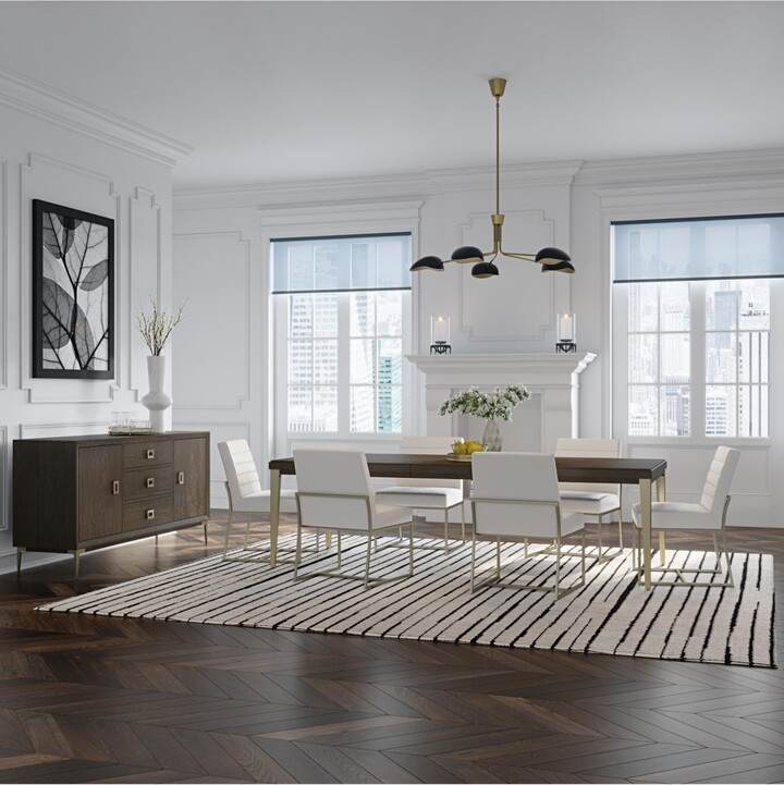 Drew & Jonathan Home Drew & Jonathan Boulevard 7-Pc Dining Set (Rectangular Table + 6 Side ...