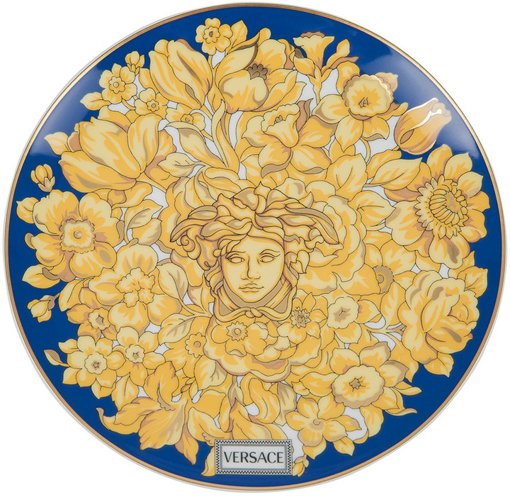 Versace Home Medusa Rhapsody Side Plate - Blue - ShopStyle
