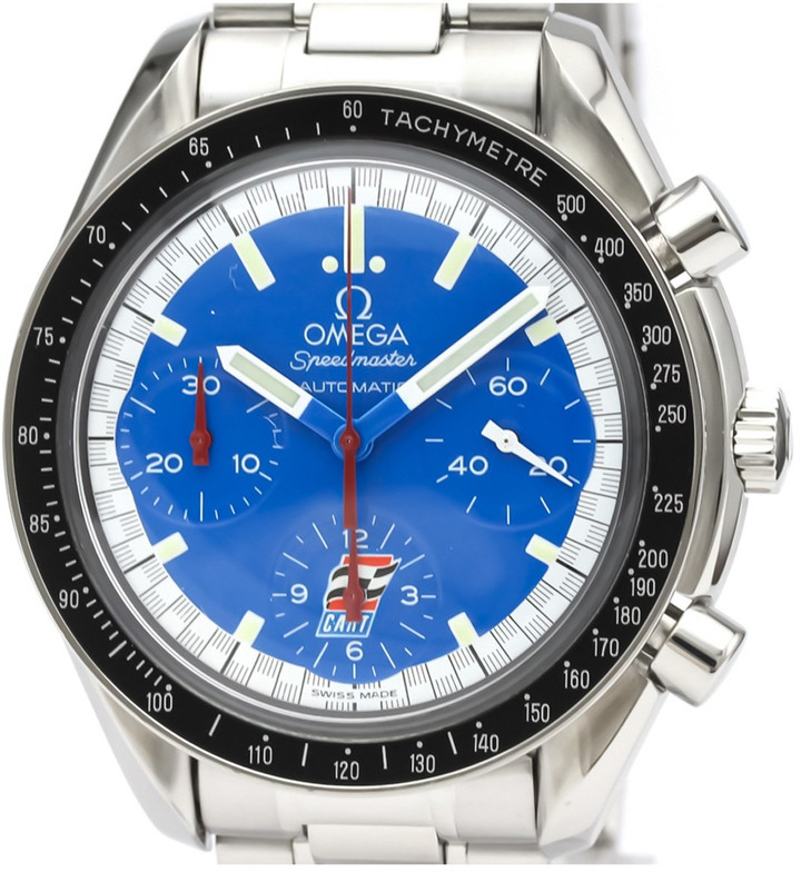 Omega Speedmaster Blue Steel Watches - ShopStyle