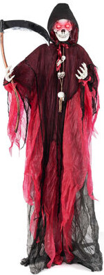 The Holiday Aisle 8 Ft Halloween Animatronics With Sickle Glowing Led ...