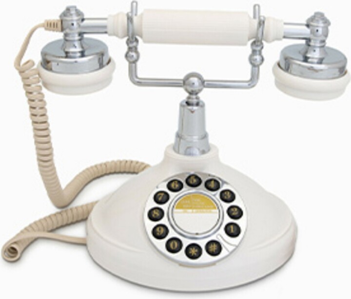 Gpo Retro Gpooplpbcr Classic Desktop Push Button Telephone - - ShopStyle