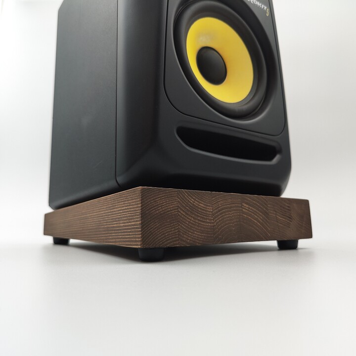 Etsy Custom Speaker Stand in Solid Pine - Tilted Stands Audio Platform ...