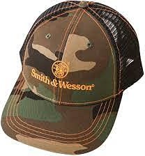 540Brands Smith and Wesson Mens Hunting Cap Camouflage Hat with Logo ...