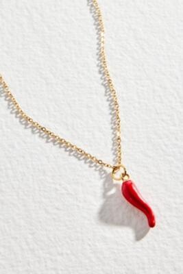 Zambah Chilli Pepper Pendant Necklace - Red at Urban Outfitters - ShopStyle