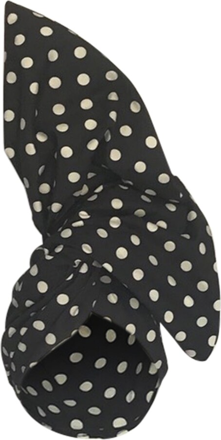 Romer Millinery Black / White Twisturban Turban In Black & White Cotton ...