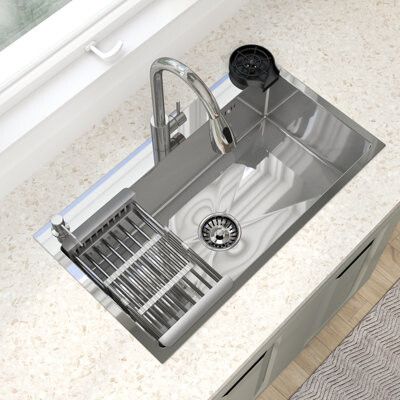 IGUANNA 30" Drop In Single Bowl Kitchen Sink - ShopStyle Stockpots ...