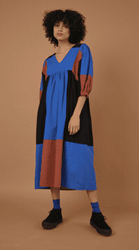 Sideline Mixed Patchwork Betty Dress - ShopStyle
