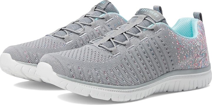 Skechers Virtue (Grey Multi) Women's Shoes - ShopStyle