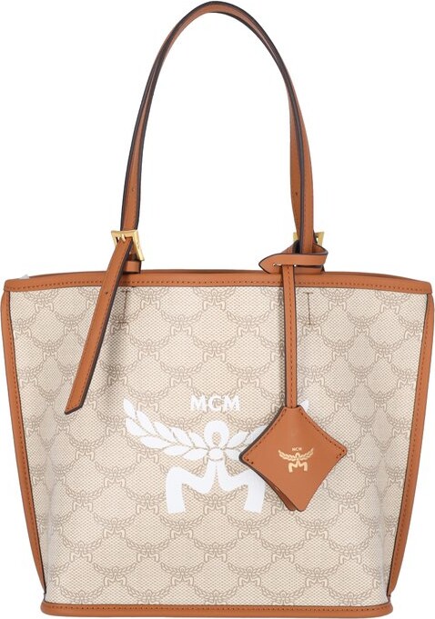MCM Mini Himmel Lauretos Monogram Pattern Tote Bag - ShopStyle