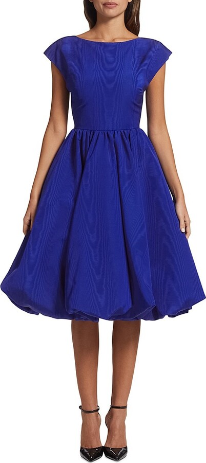 Jason Wu Collection Bubble-Hem Taffeta Midi-Dress - ShopStyle