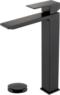 KIKO HOME Waterfall Bathroom Vessel Faucet With Pop-Up Drain Single ...