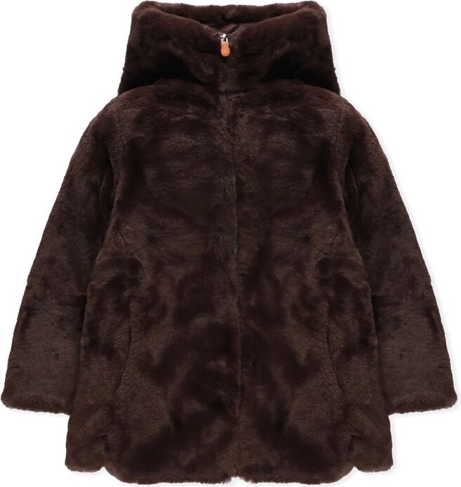 Save The Duck Kids Flora Reversible Hooded Puffer Coat - ShopStyle ...