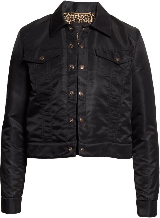 Saint Laurent Nylon Trucker Jacket - ShopStyle