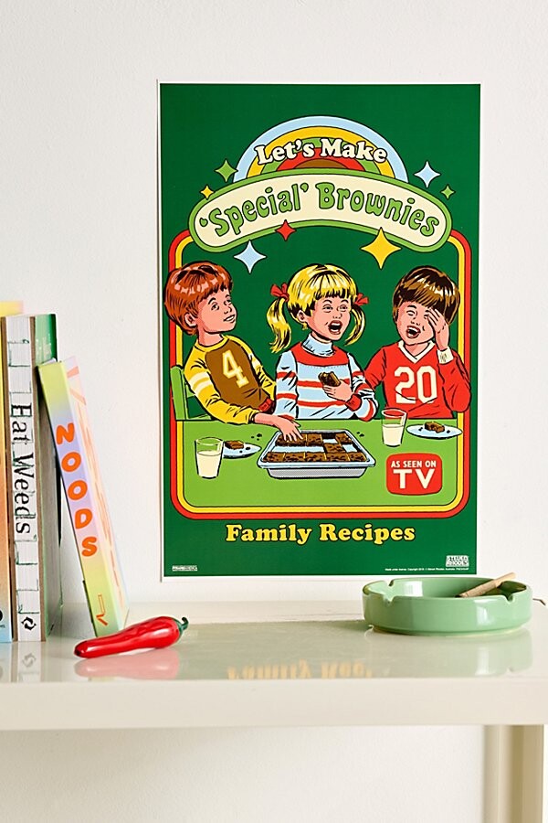 Steven Rhodes Special Brownies Poster at Urban Outfitters - ShopStyle ...