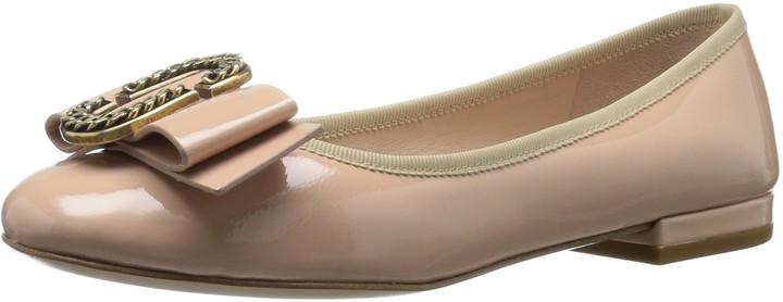 Marc Jacobs Women's Interlock Round Toe Ballerina Ballet Flat - ShopStyle