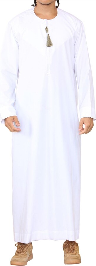 TruClothing.com Mens Thobe Jubba Islamic Clothing Muslim Kaftan Emirati ...