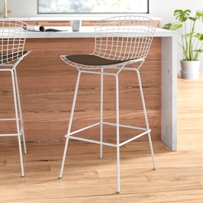 Upper Squareâ"¢ Maen Bar & Counter Stool Upper Squarea Seat Height: Bar ...