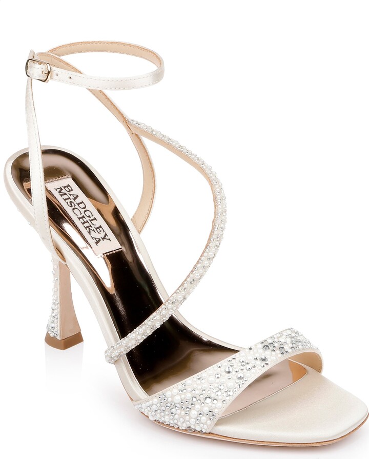 Badgley Mischka Sally Embellished Sandal - ShopStyle