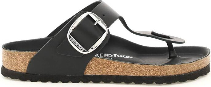 Birkenstock big buckle gizeh mules - ShopStyle