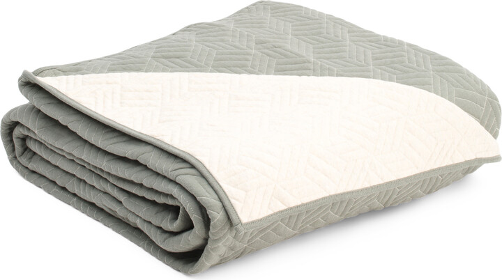 Rachel Zoe Reversible Knit Quilt - ShopStyle