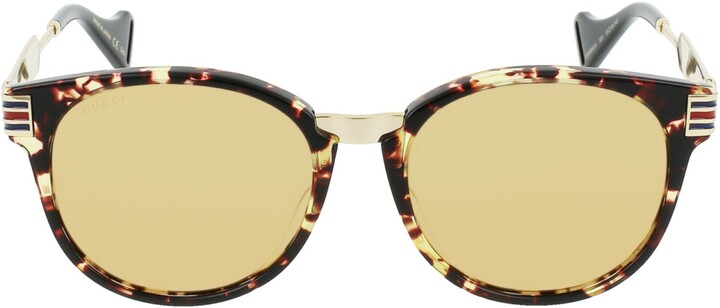 Gucci Round-Frame Acetate Sunglasses - ShopStyle