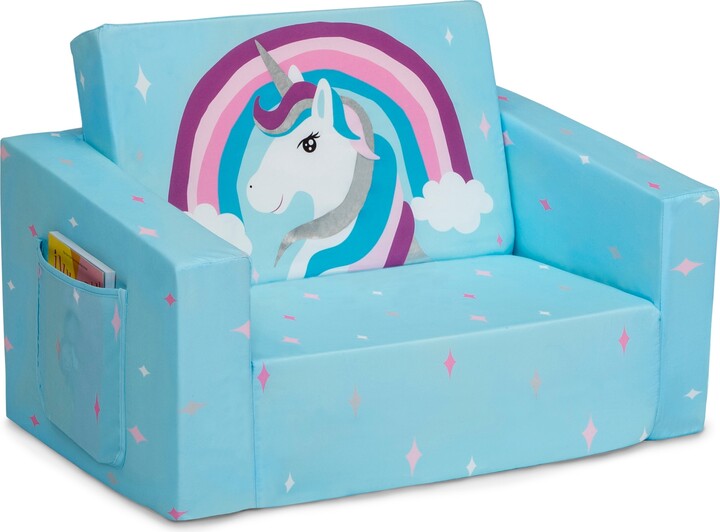 Delta Children Cozee Flip-Out Chair - 2-in-1 Convertible Chair to ...