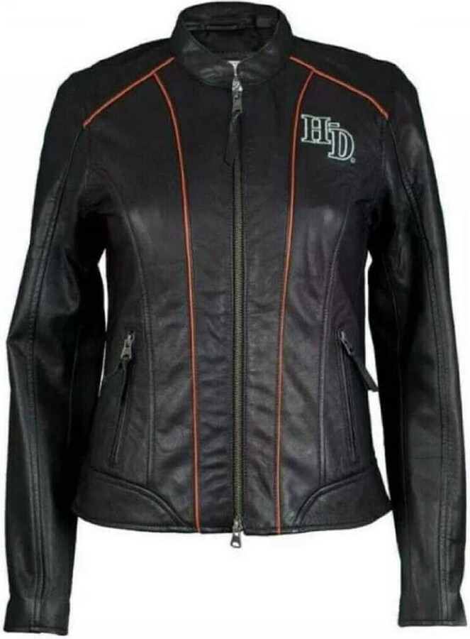 Prestige Leather Jackets Women’s Black Harley Classic Leather ...