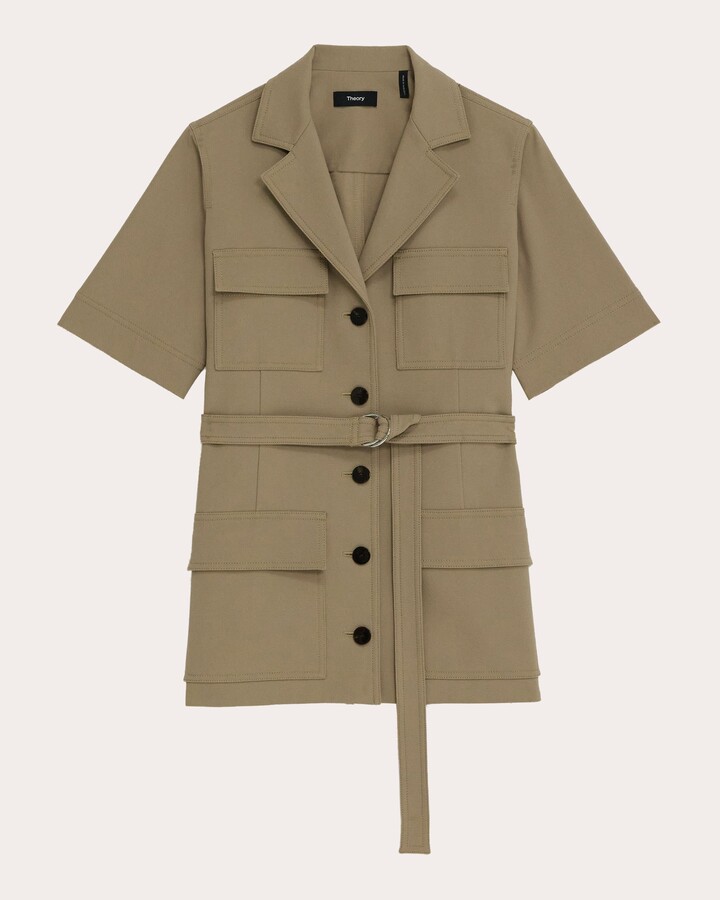 Theory Neoteric Short-Sleeve Safari Jacket - ShopStyle