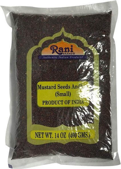 Rani Brand Authentic Indian Foods Andra Mustard Seeds (Rai) Whole ...