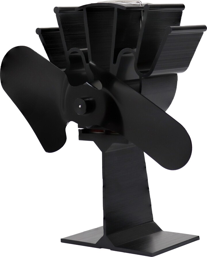 Sunnydaze Decor Sunnydaze Heat-Powered Aluminum Eco Wood Stove Fan - 2 ...
