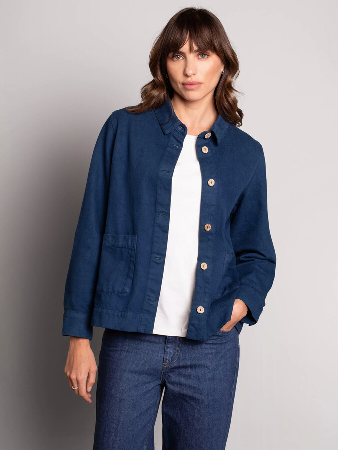 Celtic & Co. Cotton Twill Pleat Back Jacket - ShopStyle