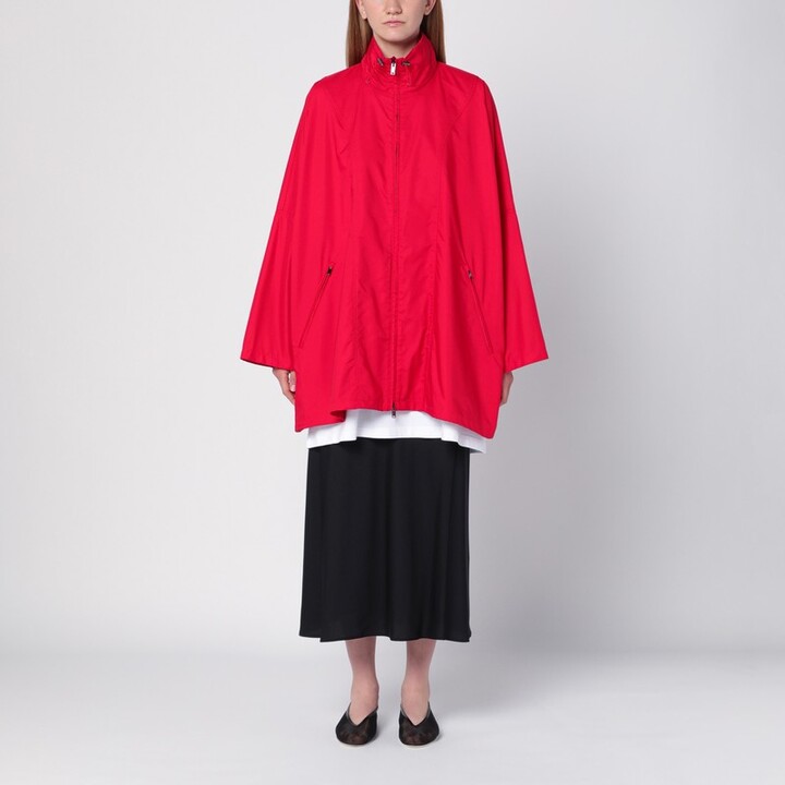 The Row Dune red nylon jacket - ShopStyle