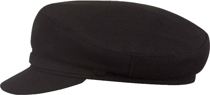 Sterkowski Pireus Cap | 100% Linen Sailor Hat | Vintage Barge Cap ...