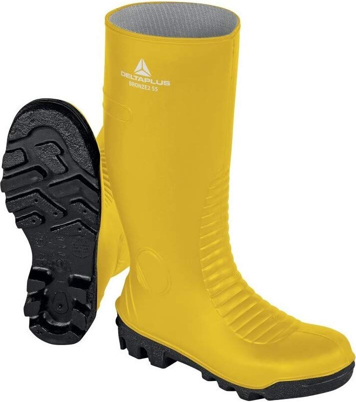 DELTA PLUS Men's Bronze2 S5 SRA Safety Wellington Boots Industrial ...