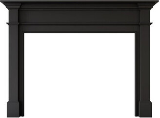 Modern Ember Lakeport Traditional Wood Fireplace Mantel Surround Kit ...